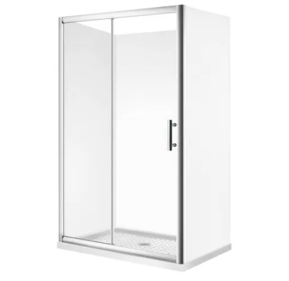 SHOWER BOX RECTANGLE THREE SIDE SLIDING DOOR 1900 High – Domenic Bathroom