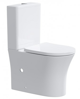 ELEMENTI CURA CC BTW TOILET SUITE WHITE– Domenic Bathroom